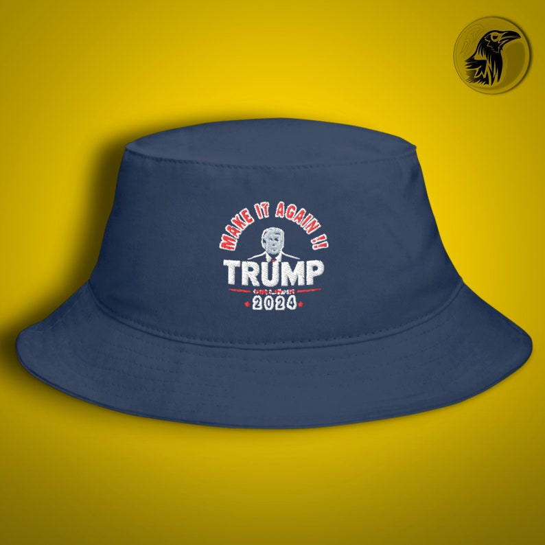 Donald Trump 2024 Bucket Hat Trumps Hat, Republican Hat, Make America ...