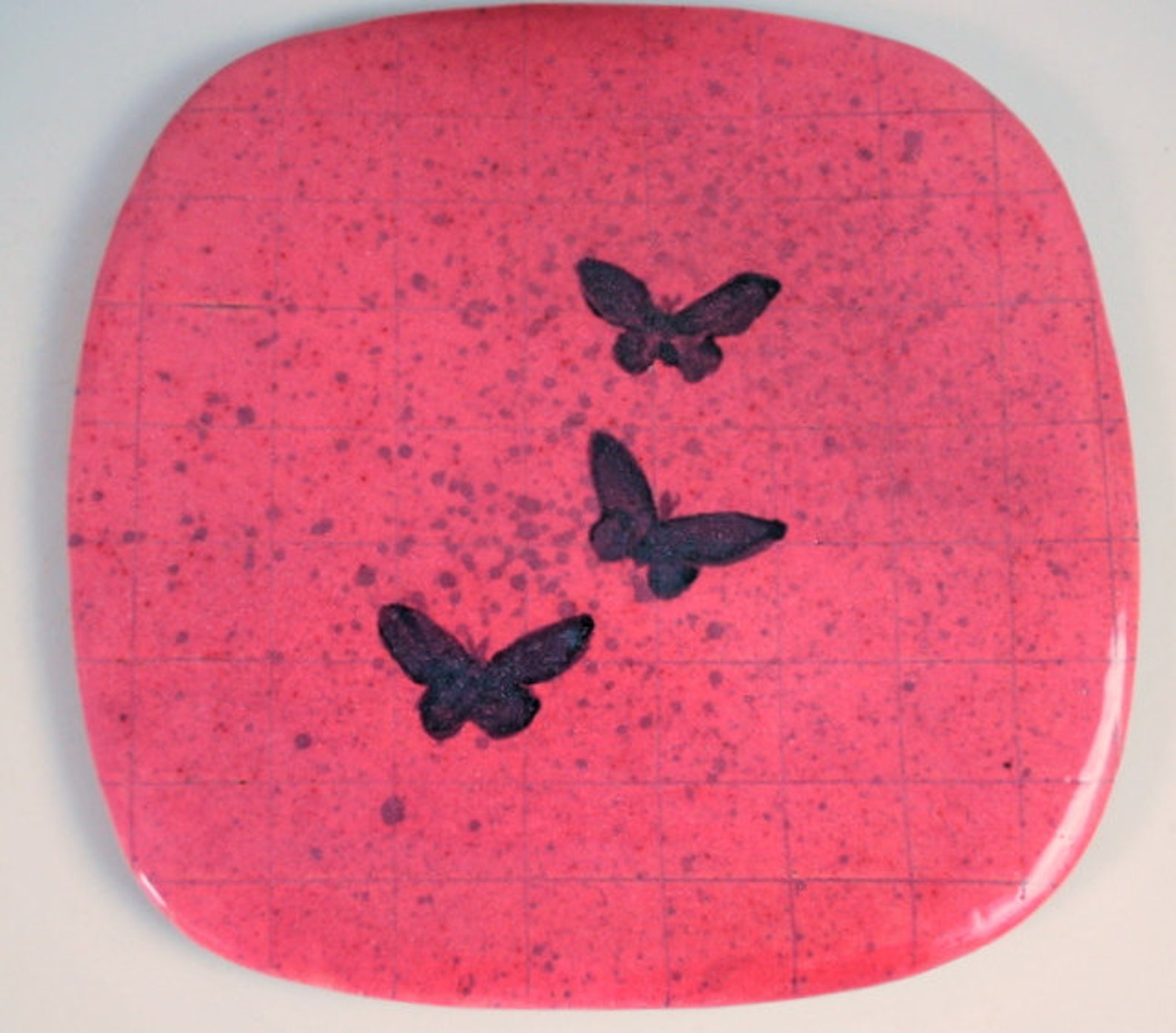 Handmade Ceramic Butterfly Plate Handmade Clay Pottery on Sale - Etsy