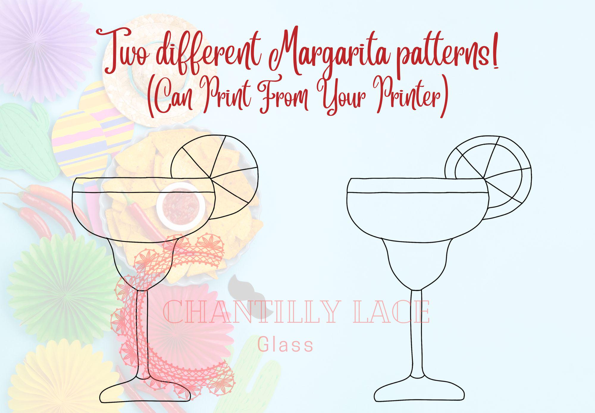 Margarita With Lime Stained Glass Patterns (with Instructions), Cinco ...