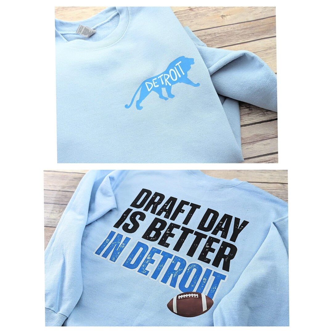 Detroit Draft Day Blue - Etsy