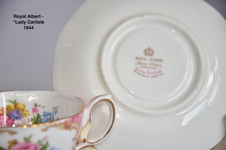 Royal Albert "lady CARLISLE - Cup and Saucer Set, Excellent Condition ...