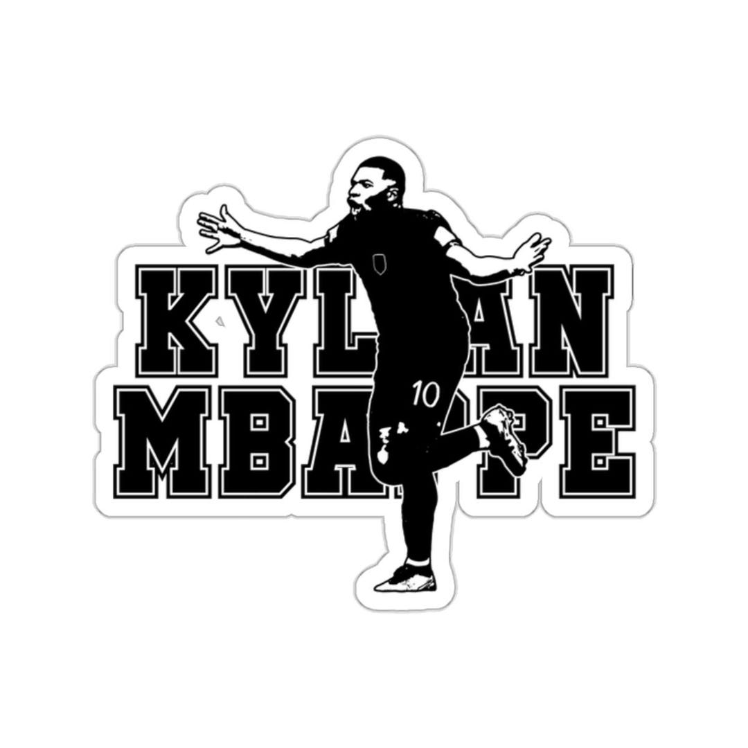 Kylian Mbappe Sticker Football Fan Art Poster Best Player Silhouette ...