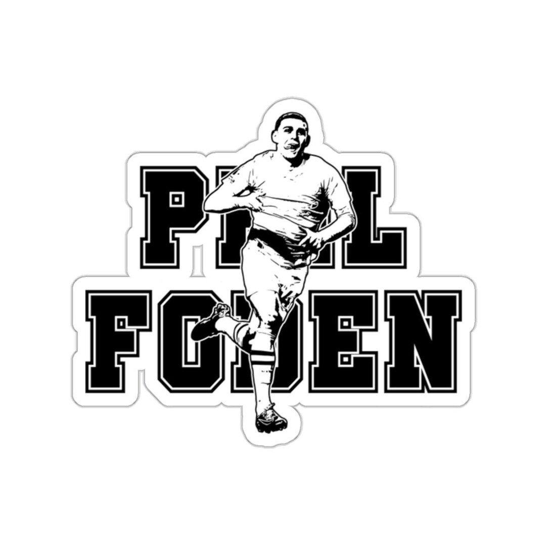 Phil Foden Sticker Football Player Art Poster Soccer Lovers Football ...