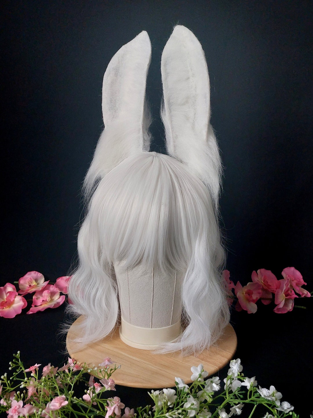 White Bunny Cosplay Ears - Etsy