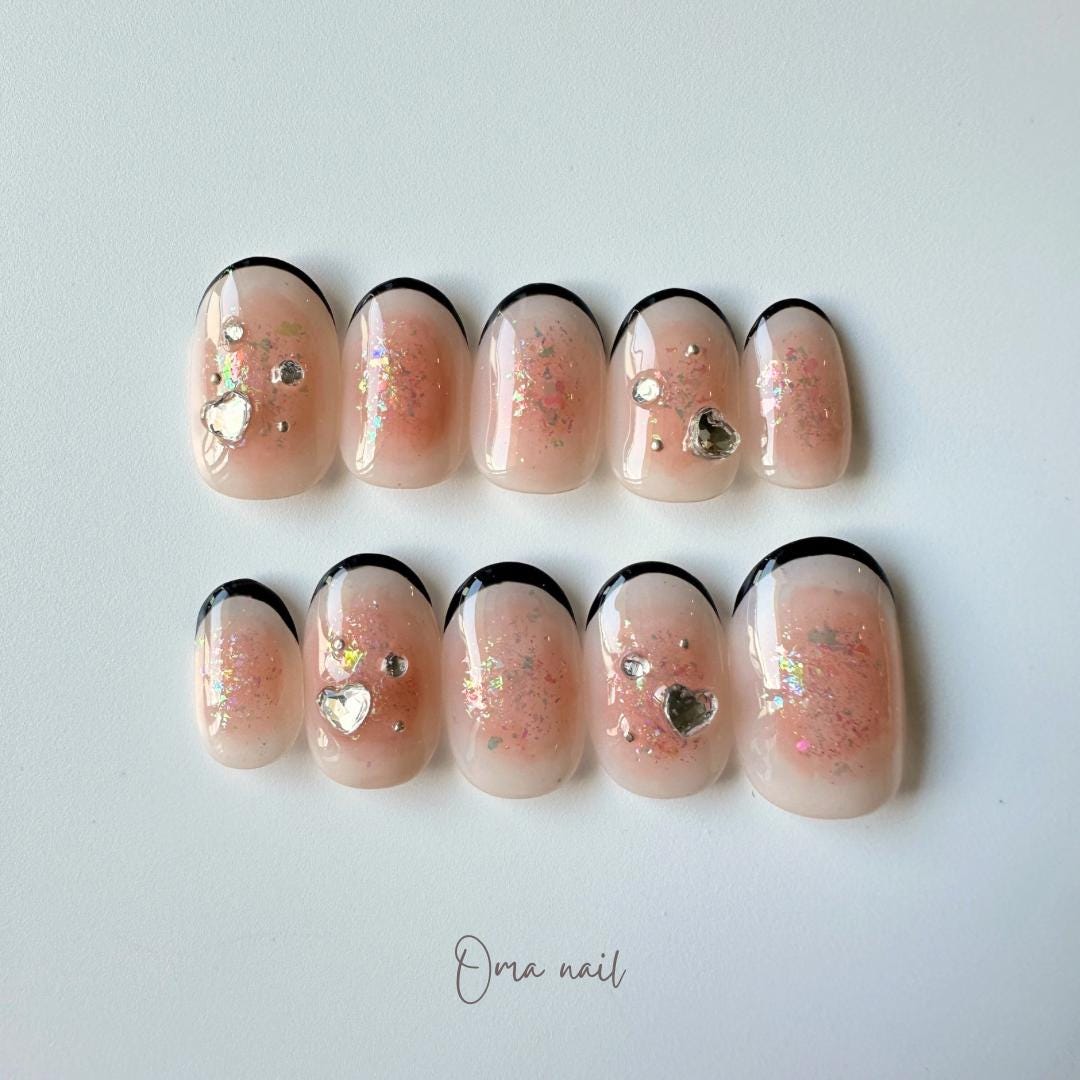 Reusable Press On Nails | Shape-Memory Gel or Plastic Tip | Long ...