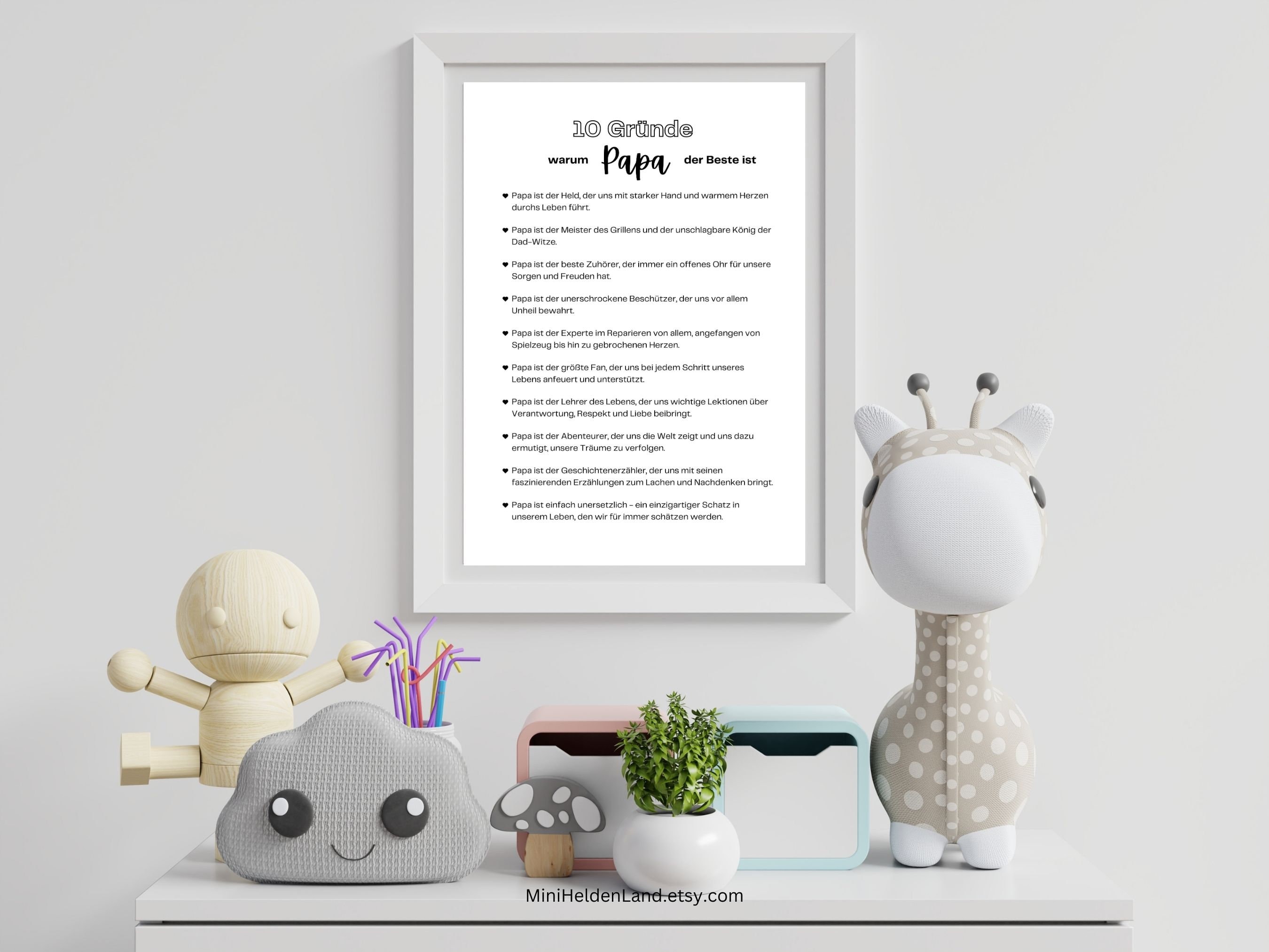 10 Reasons Why Dad is the Best Instant Download A4 & A3 Father's Day ...