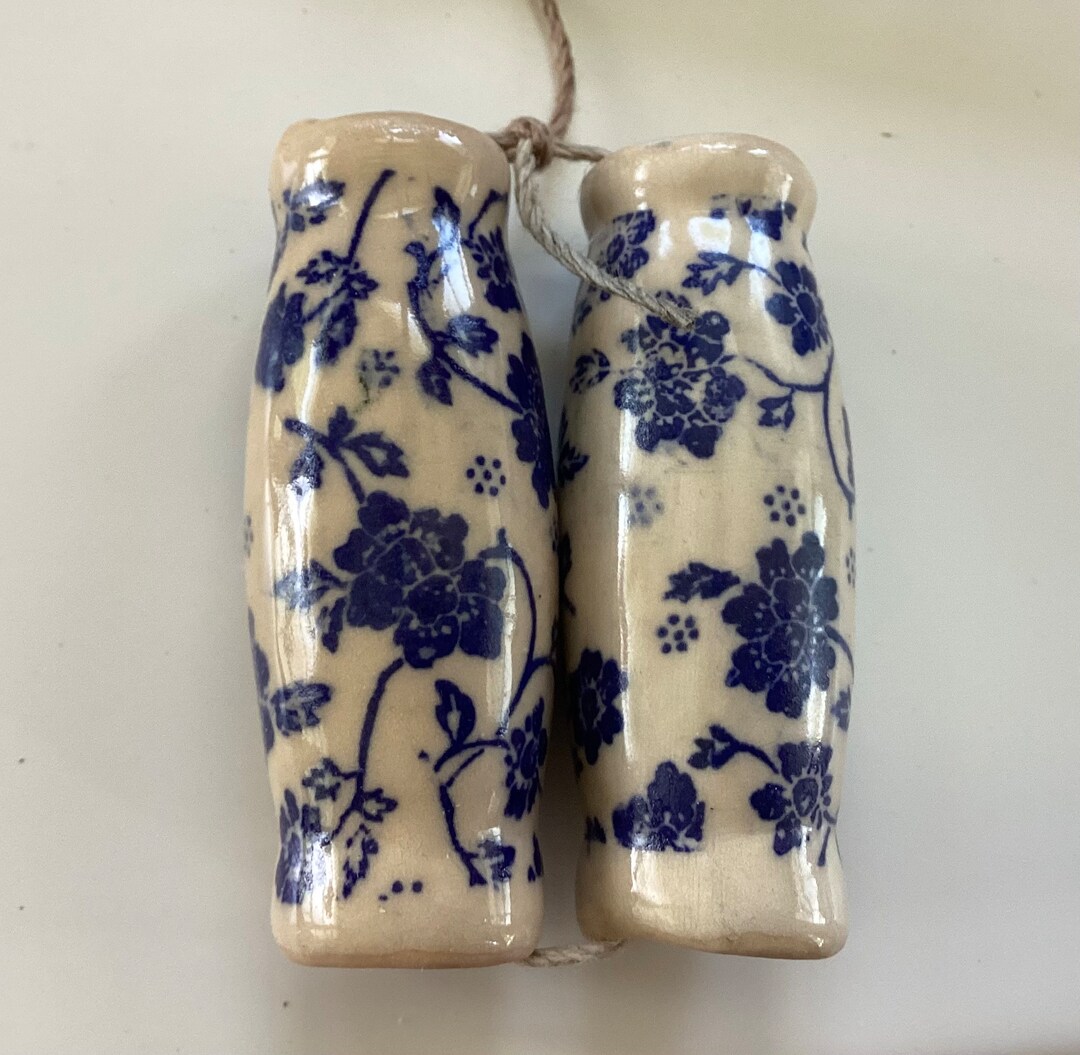 PAIR Ceramic Handles for Baskets Classic Style - Etsy