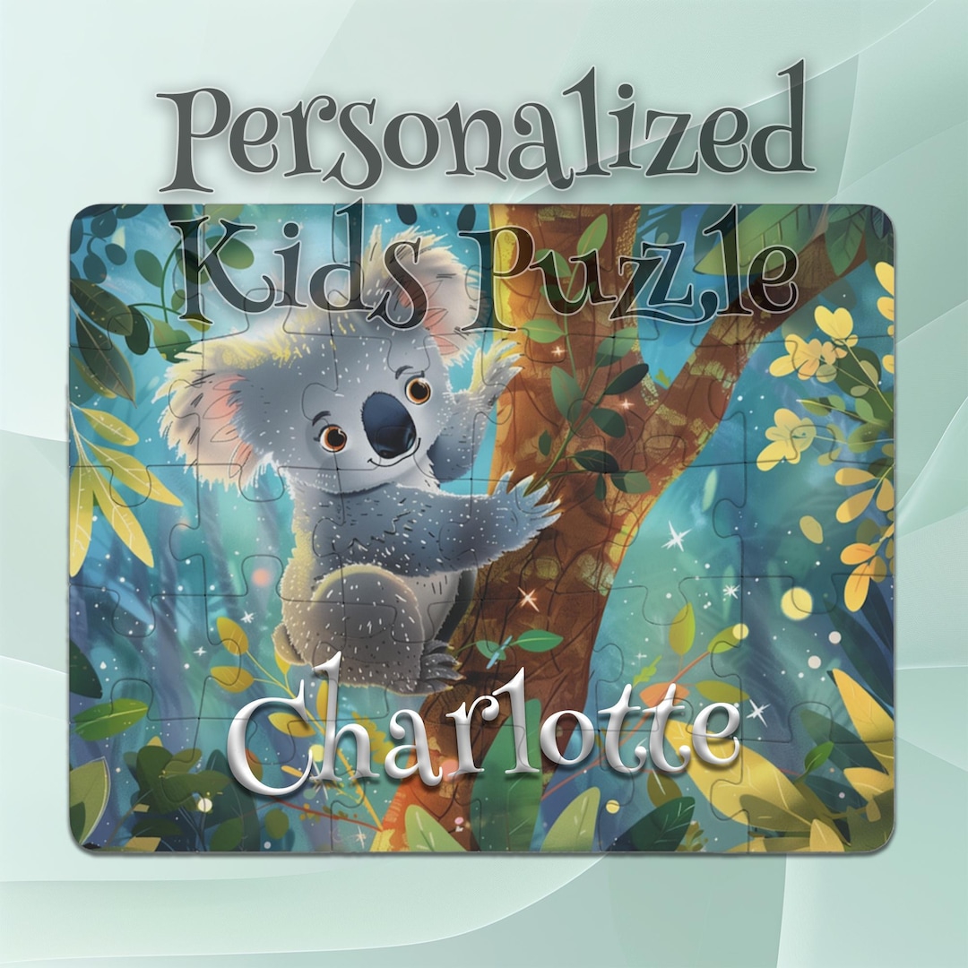 Personalized Koala Puzzle for Kids – Ideal Gift for Boys & Girls ...