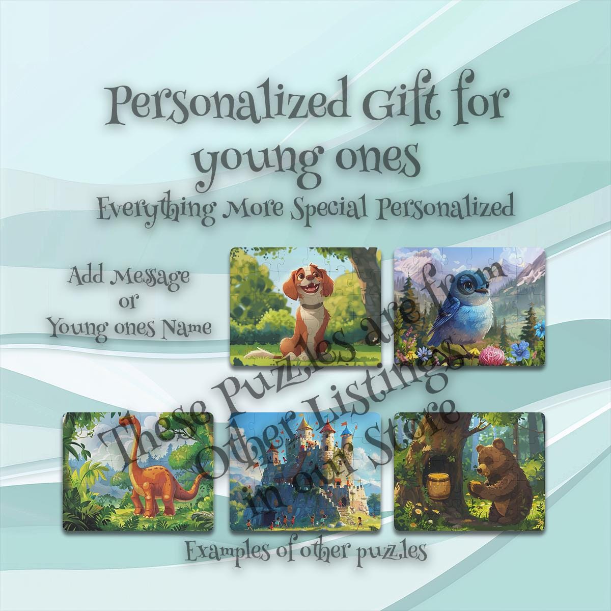 Personalized Baby Kangaroo Puzzle for Kids – Motor Skills Booster ...