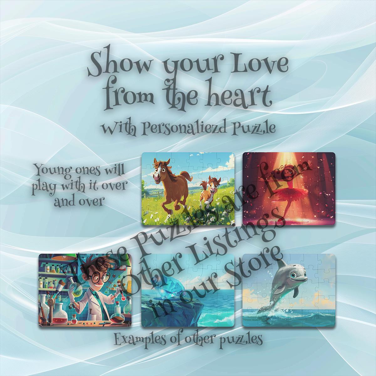 Personalized Storybook Puzzle for Kids – Motor Skills Booster – Early ...