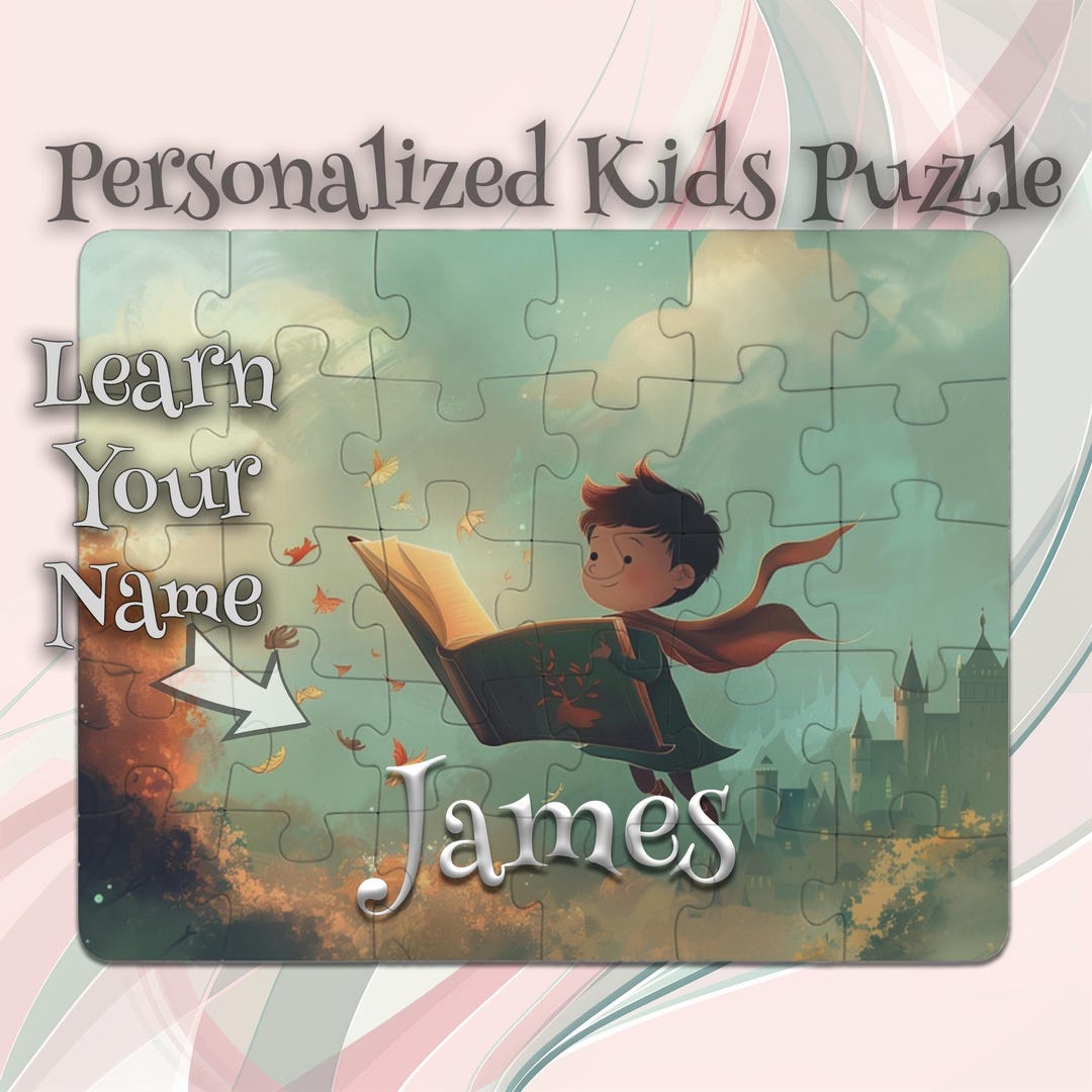 Personalized Storybook Puzzle for Kids – Grandchild Gift Idea – Custom ...