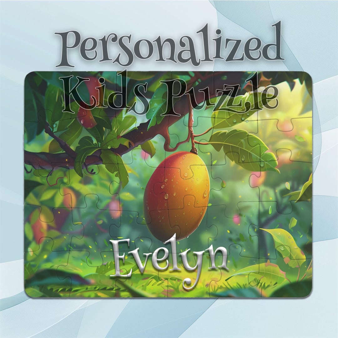 Personalized Mango Puzzle for Kids – Preschool Learning – Perfect Kids ...