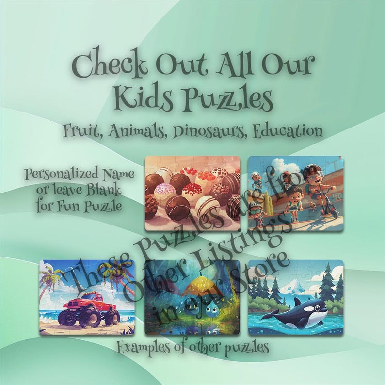 Personalized Mosaic Fish Puzzle for Kids – Ideal Gift for Boys & Girls ...