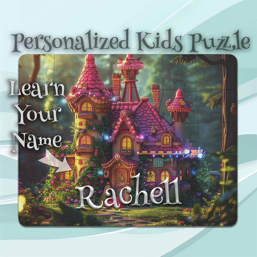 Personalized Doll House Puzzle for Kids – Developmental Gift – Perfect ...