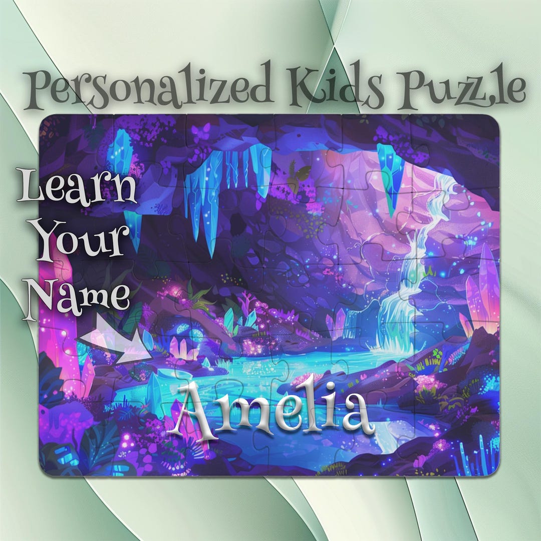 Personalized Crystal Cave Puzzle for Kids – Ideal Gift for Boys & Girls ...