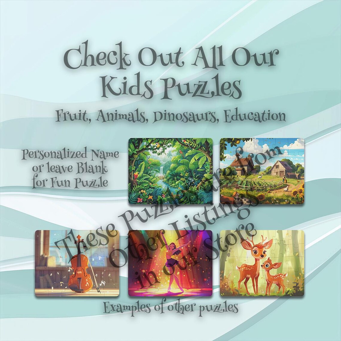 Personalized Baby Kangaroo Puzzle for Kids – Motor Skills Booster ...