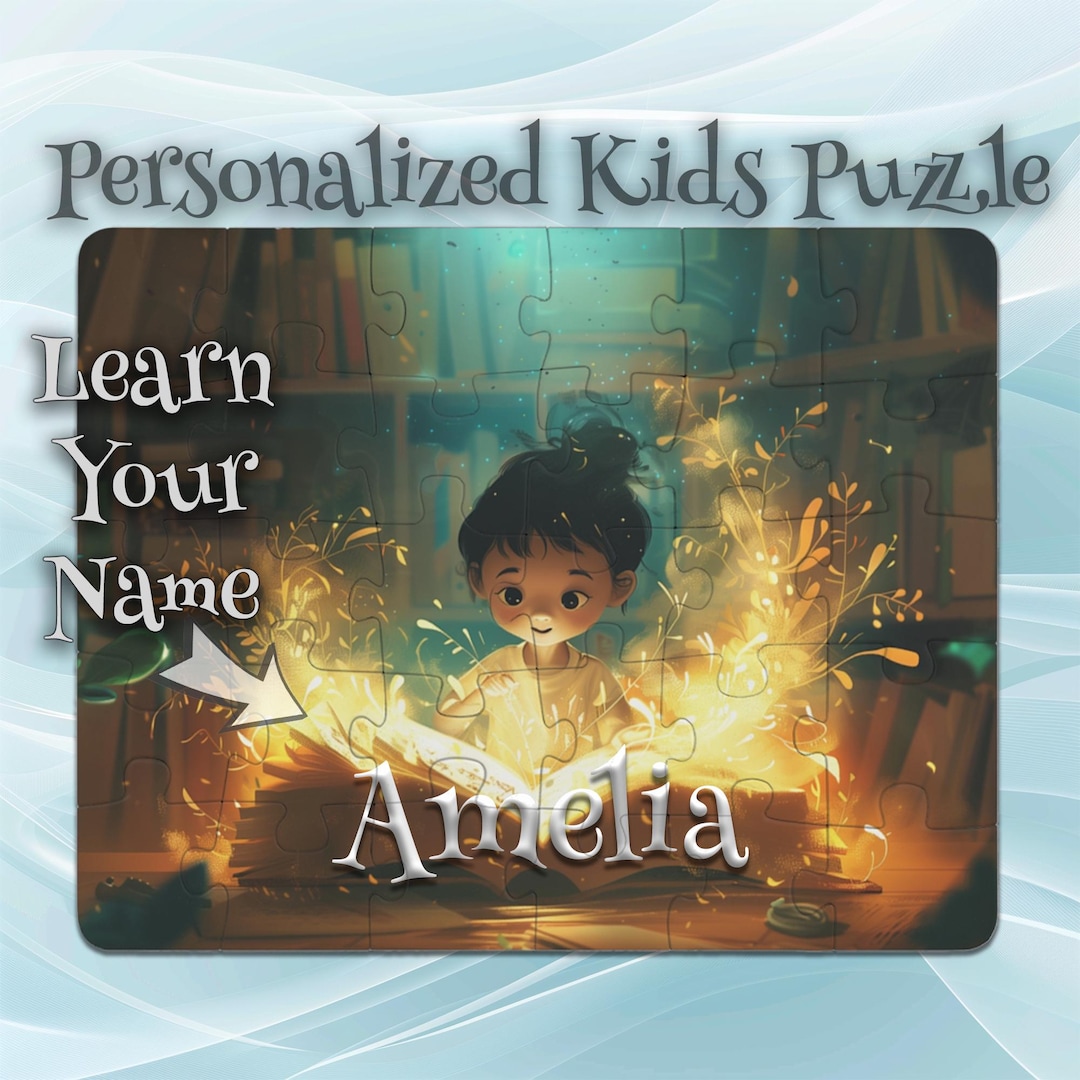 Personalized Storybook Puzzle for Kids – Motor Skills Booster – Early ...
