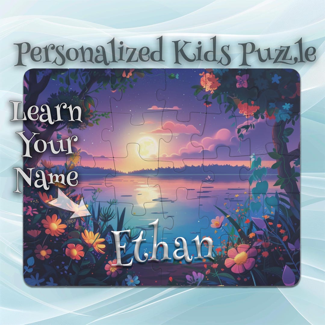 Personalized Full Moon Puzzle for Kids – STEM Learning Puzzle ...