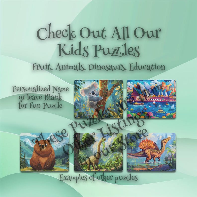 Personalized Storybook Puzzle for Kids – Interactive Puzzle – Toddler ...