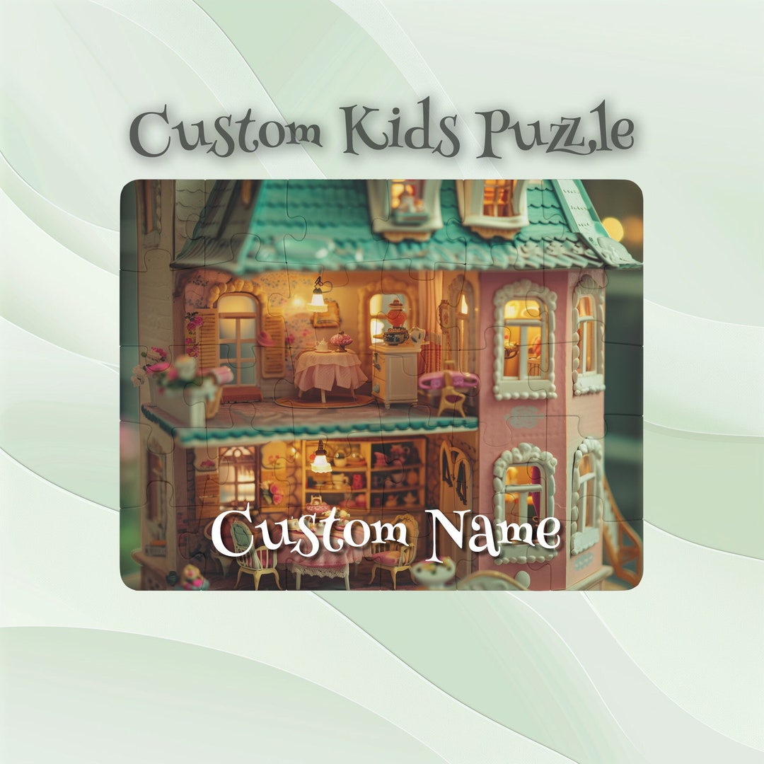 Personalized Doll House Puzzle for Kids Large Pieces Educational Jigsaw ...