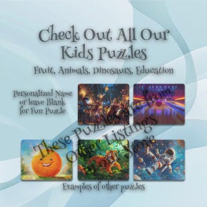 Personalized Ice Cream Cone Puzzle for Kids – Perfect Kids Gift ...