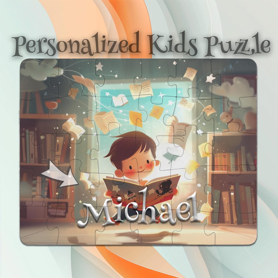 Personalized Storybook Puzzle for Kids – Personalized Keepsake Puzzle ...