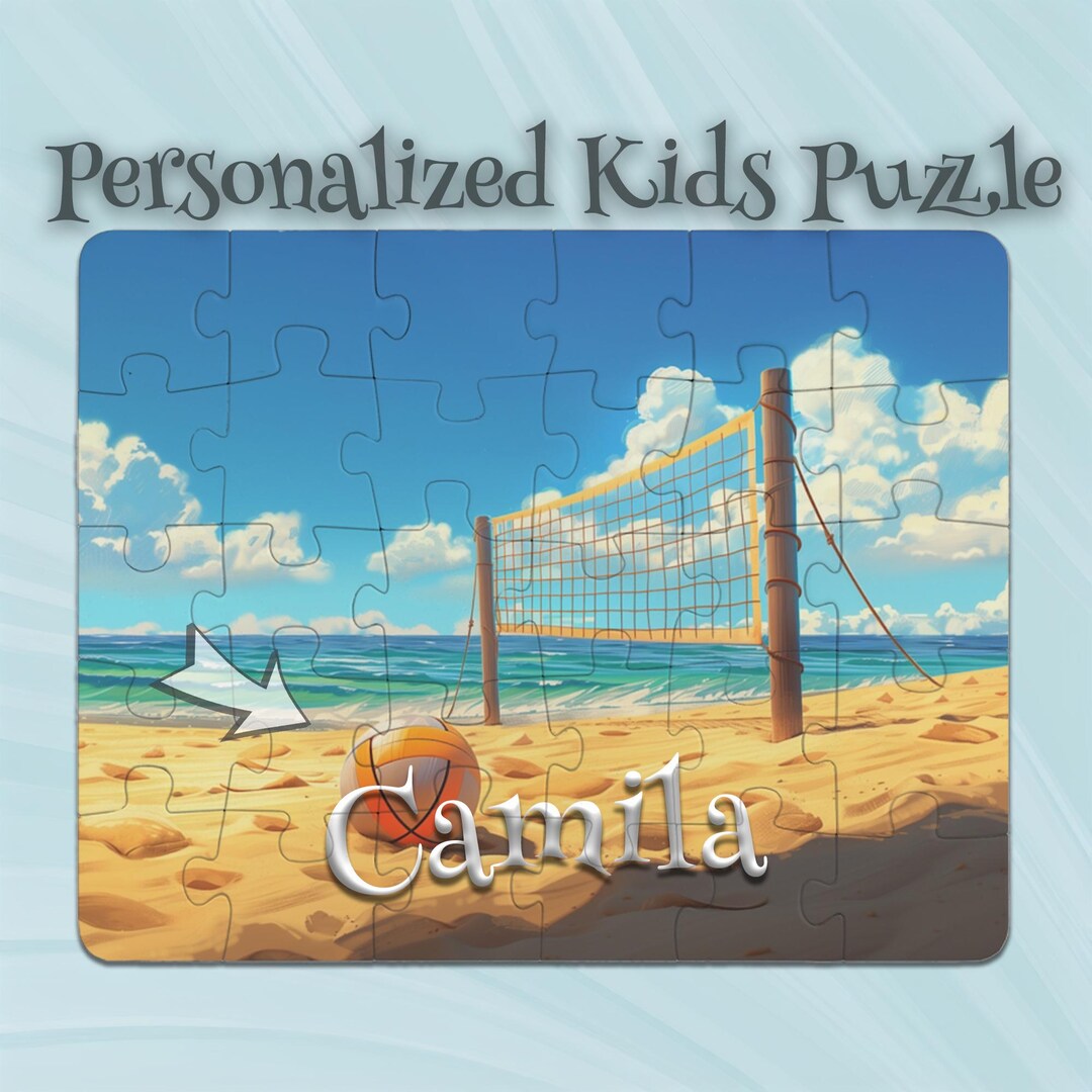 Personalized Volleyball Puzzle for Kids – Ideal Gift for Boys & Girls ...