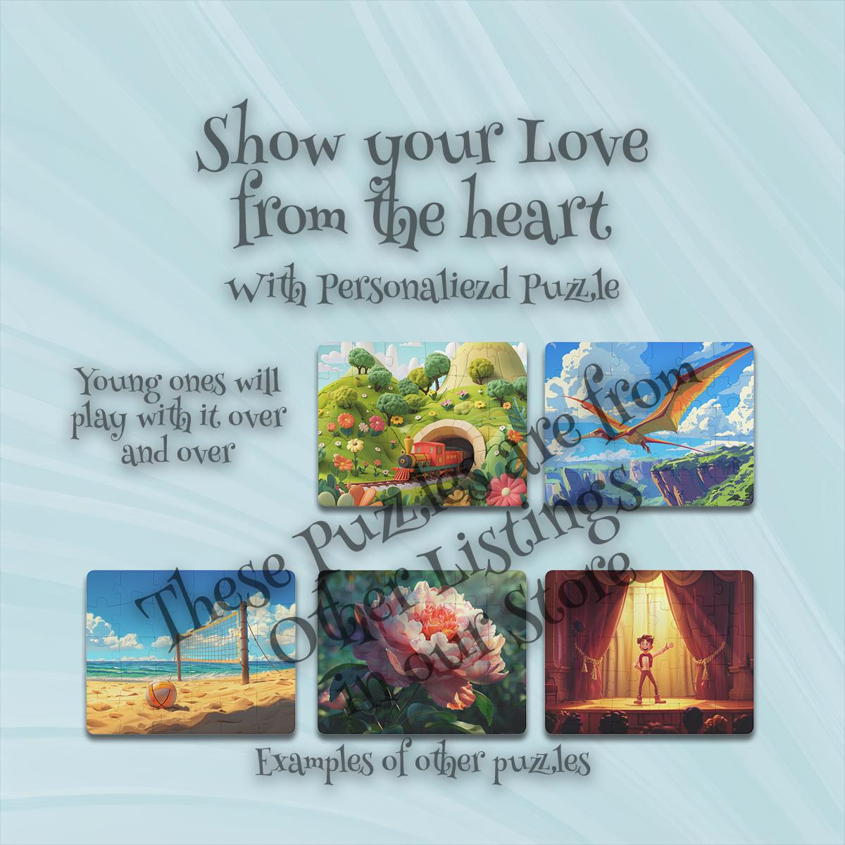 Personalized Volcano Puzzle for Kids – Personalized Keepsake Puzzle ...