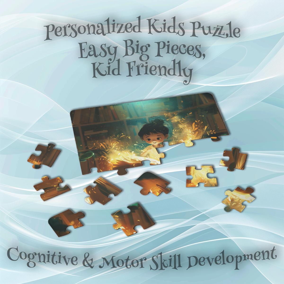 Personalized Storybook Puzzle for Kids – Motor Skills Booster – Early ...