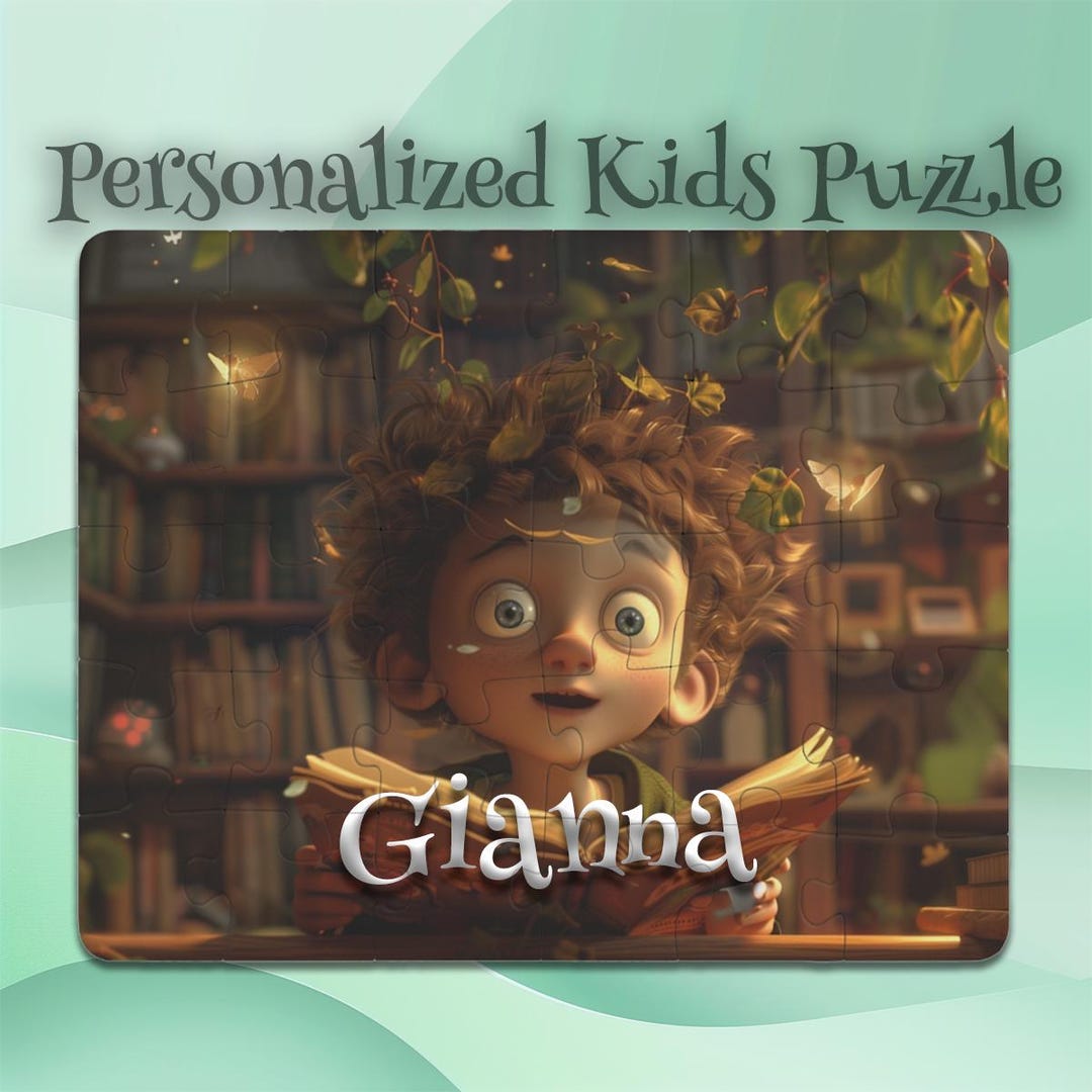 Personalized Storybook Puzzle for Kids Child Development Gift ...