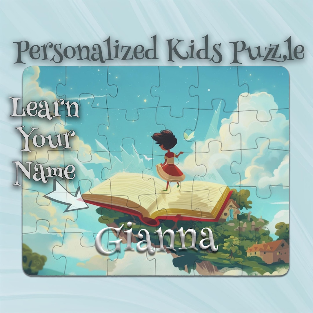 Personalized Storybook Puzzle for Kids – Toddler-friendly Toy – Custom ...