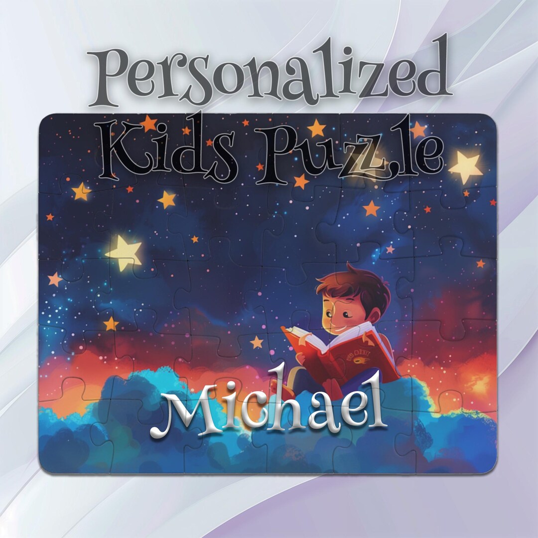 Personalized Reading Puzzle for Kids – Inspires Imagination – Custom ...