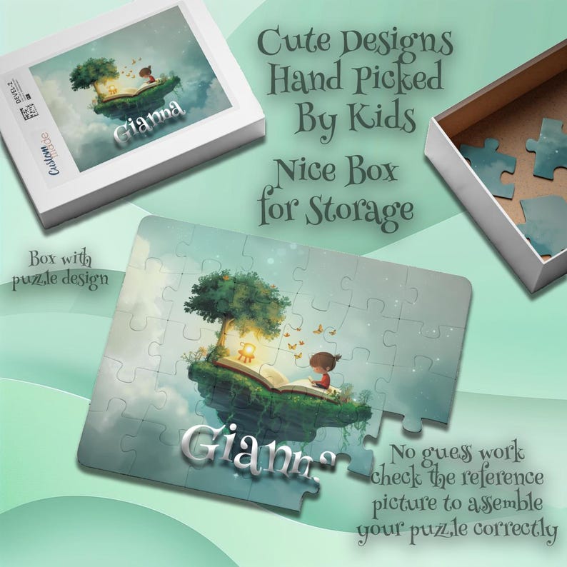 Personalized Storybook Puzzle for Kids – Interactive Puzzle – Toddler ...