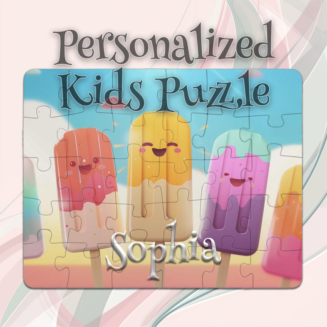 Personalized Popsicles Puzzle for Kids – Inspires Imagination ...