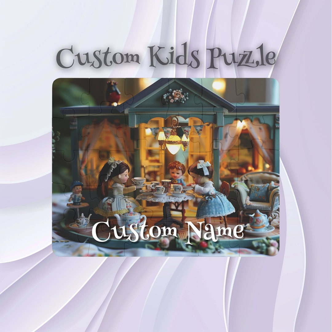 Personalized Doll House Puzzle for Kids Large Pieces Educational Jigsaw ...