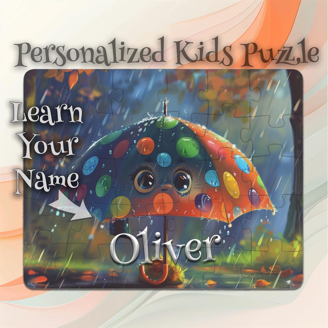Personalized Umbrella Puzzle for Kids – Inspires Imagination ...