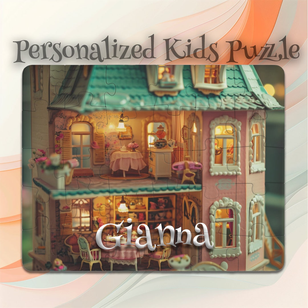Personalized Doll House Puzzle for Kids Large Pieces Educational Jigsaw ...