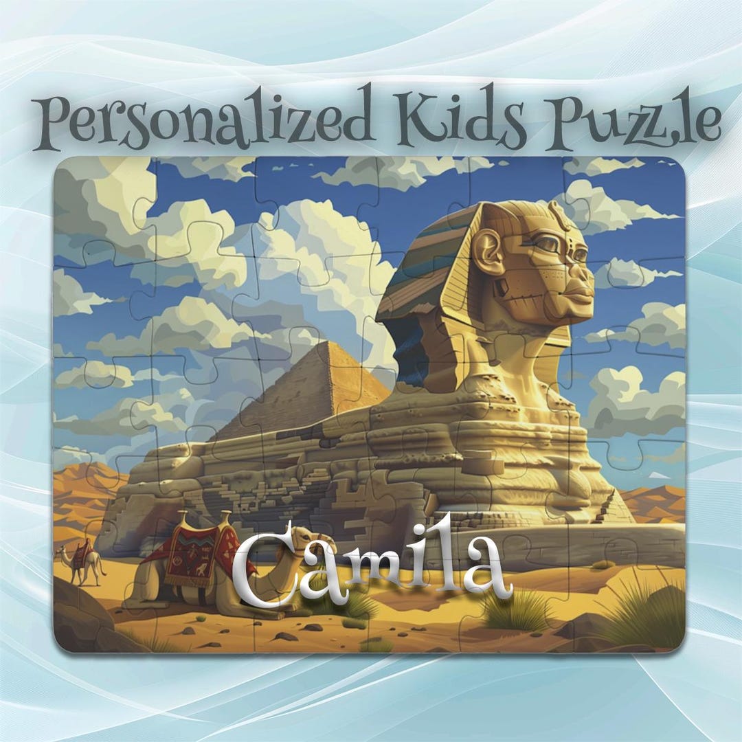 Personalized Sphinx Puzzle for Kids Gift for Boy or Girl Educational ...