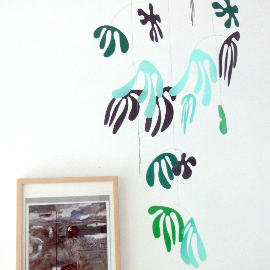 Kinetic Art Mobile, Large Hanging Mobile,pukapukamobile,baby Mobile ...