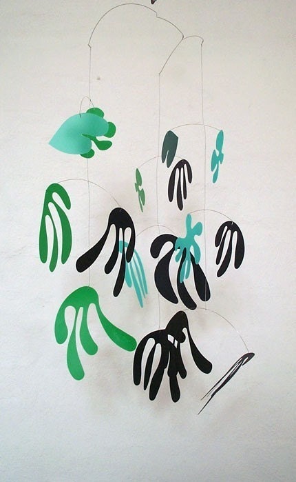 Kinetic Art Mobile, Large Hanging Mobile,pukapukamobile,baby Mobile ...