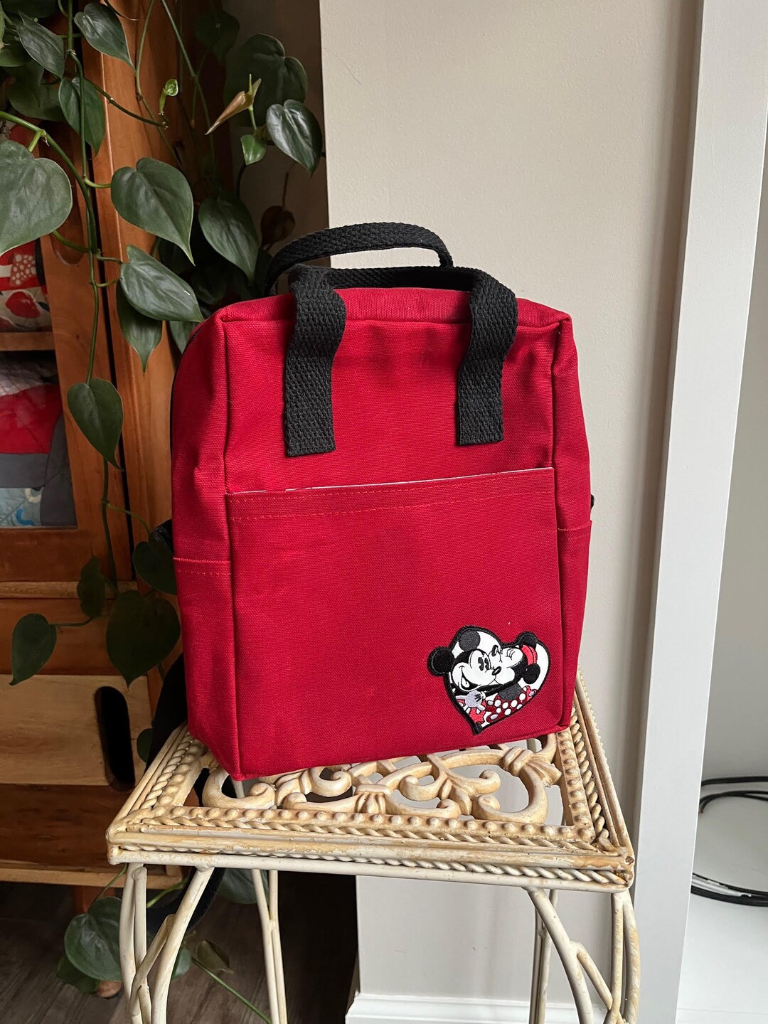 Mickey and Minnie Mouse Backpack - Etsy