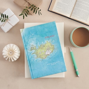 Map Travel Notebook Custom Made With a Personalised Location ...