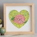 Paris Map Print in a Square or Heart Shape - Hand Drawn Vintage Map ...