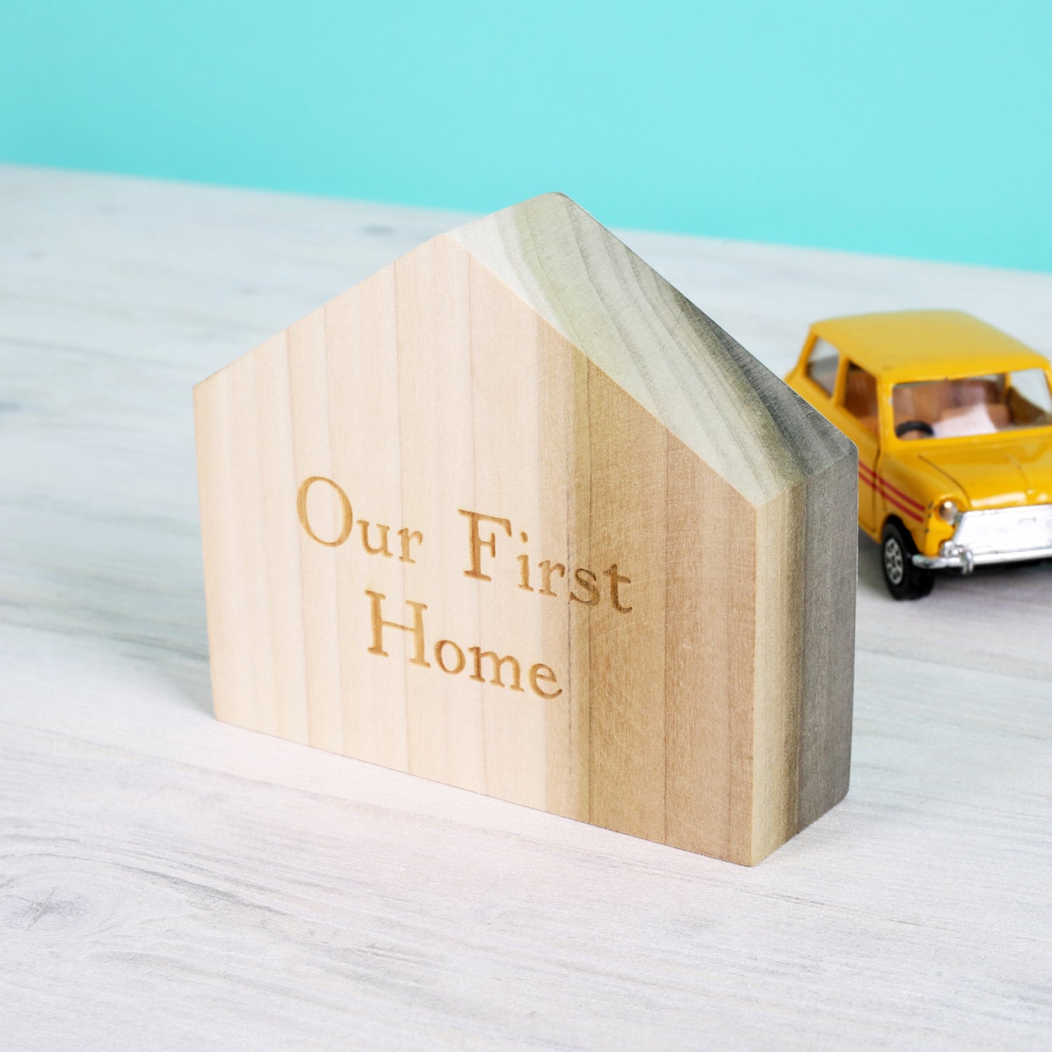 House Warming Gift - Custom Map Little House Ornament New Home Gift ...