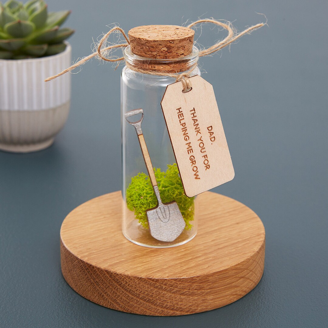 Father's Day Keepsake Gift, Personalised Garden Gift, Thank You for ...