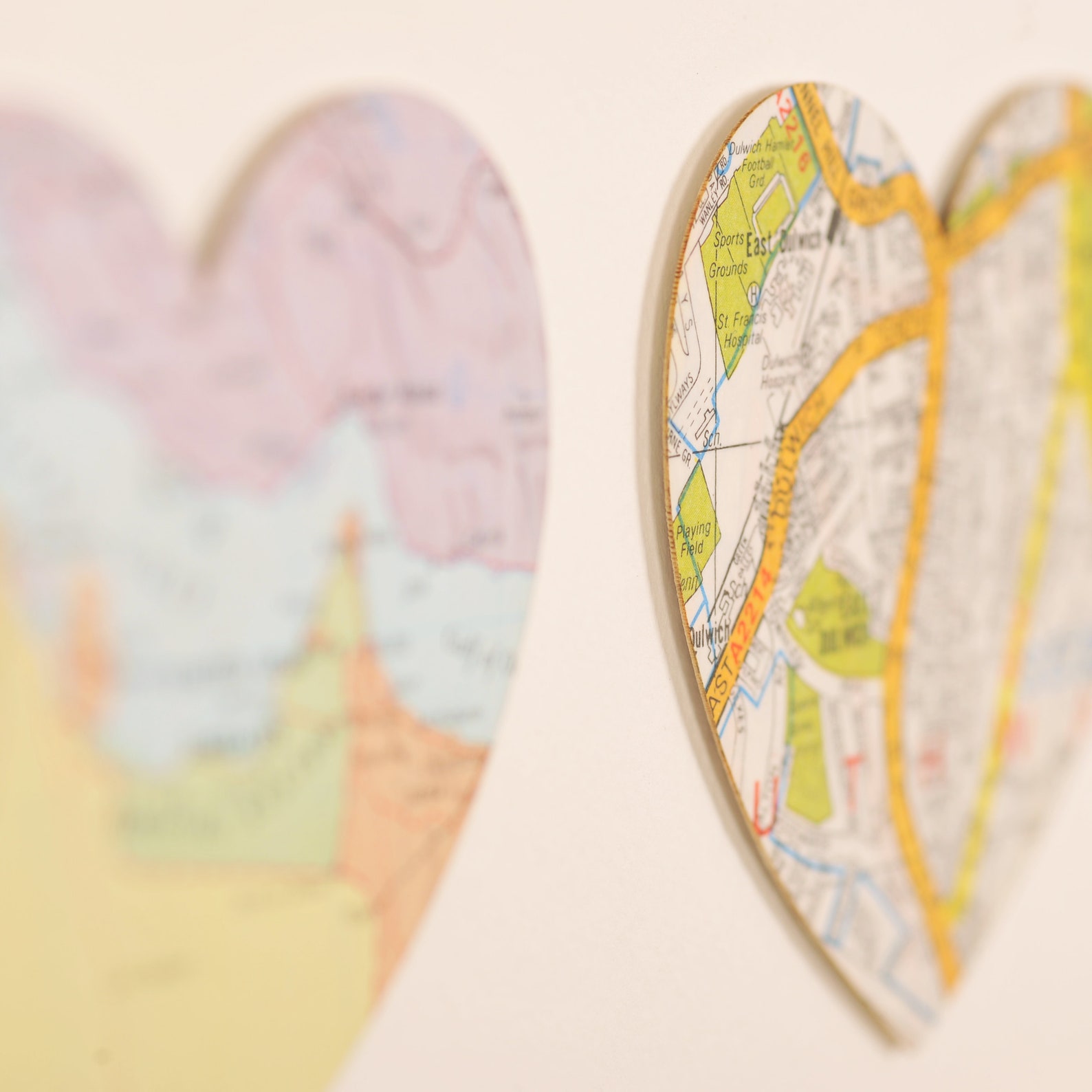 Custom Map Heart Print Gift Paper Wedding Anniversary Gift - Etsy