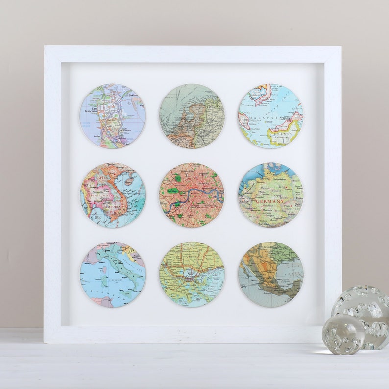 Wall Art Print, Custom Map Wedding Anniversary Gift, Gift for A Couple ...