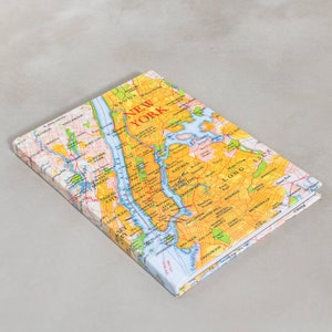 New York Journal - Custom Map Journal – Map Notebook - Hardback ...