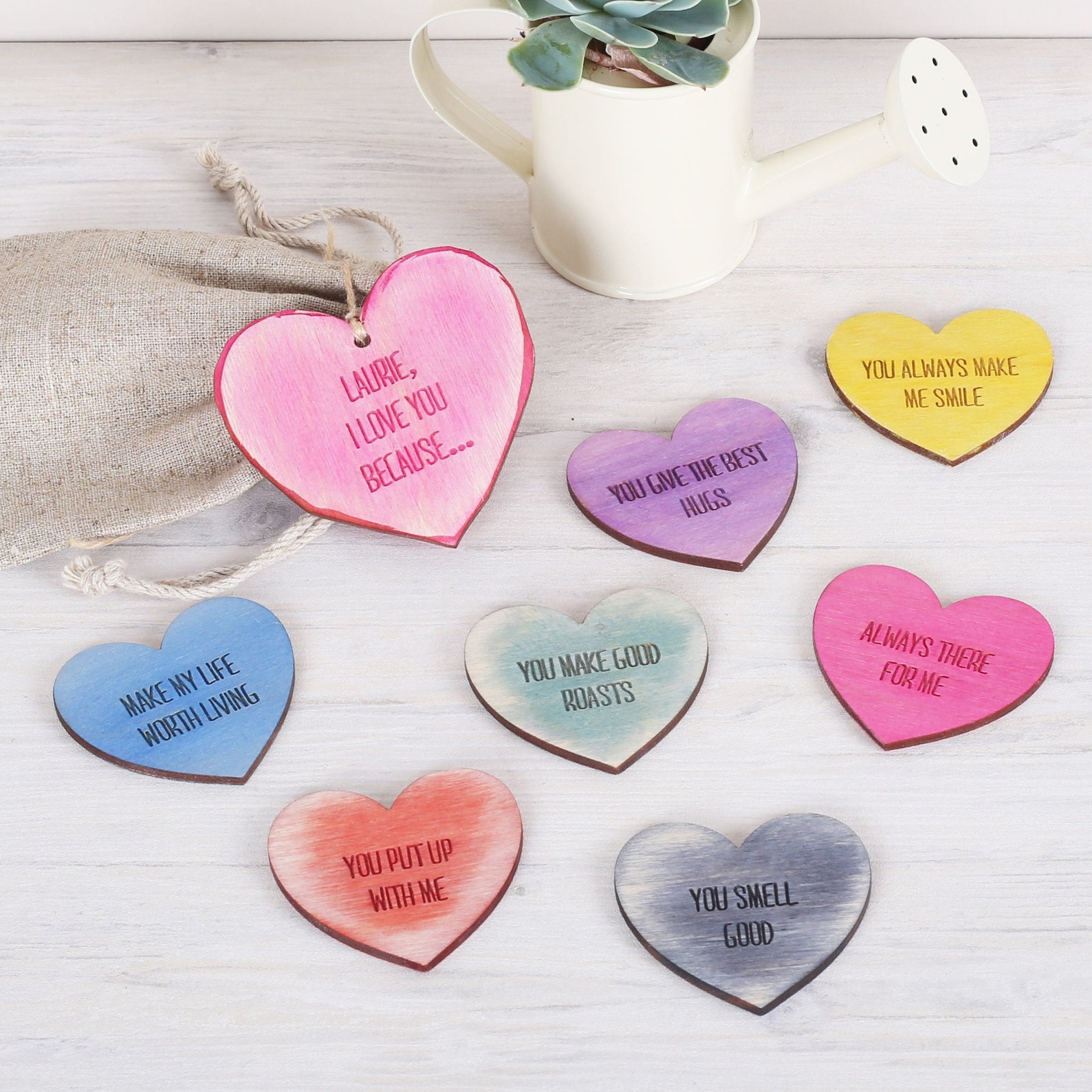 Message Keepsake Tokens Romantic Gift Love Message Tokens - Etsy
