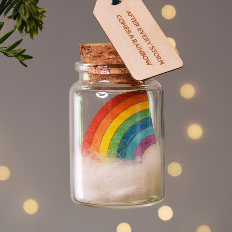 Memorial Gift Rainbow Memorial Day Keepsake Decoration - Etsy